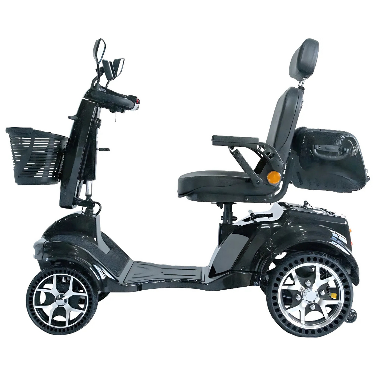 Gladiator 4 Wheel Heavy Duty Portable Mobility Scooter w/ Suspension ...