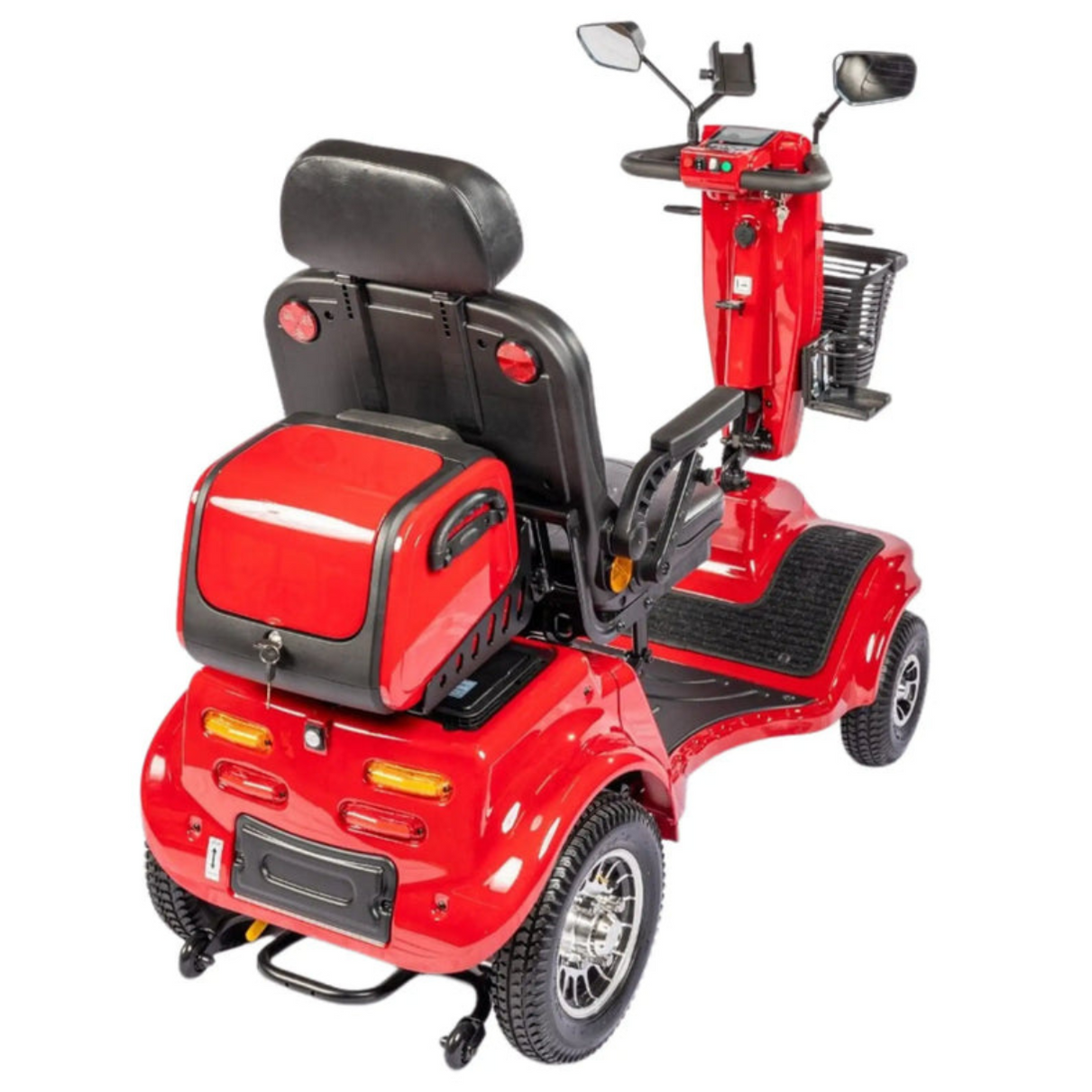 Gladiator 4 Wheel Heavy Duty Portable Mobility Scooter w/ Suspension ...