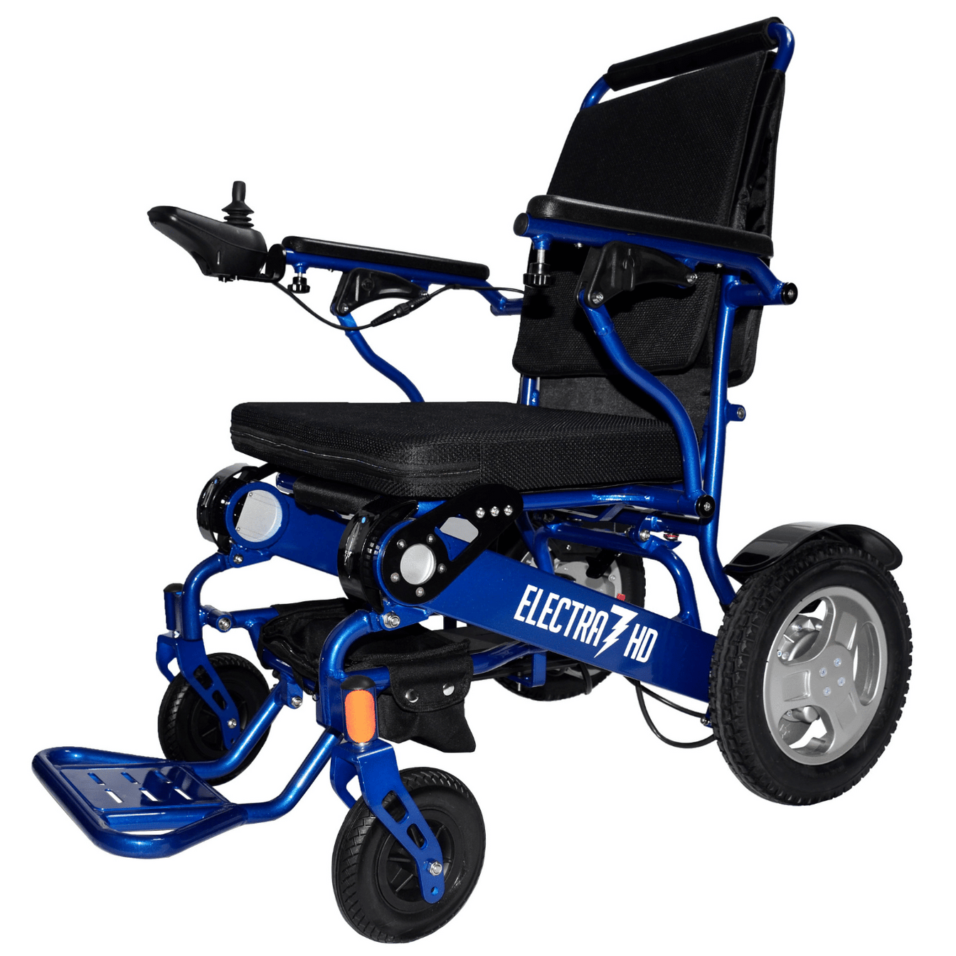 Electra 7 HD Wide Heavy Duty Foldable Electric Wheelchair | 400 lb Cap — Mobility Creations