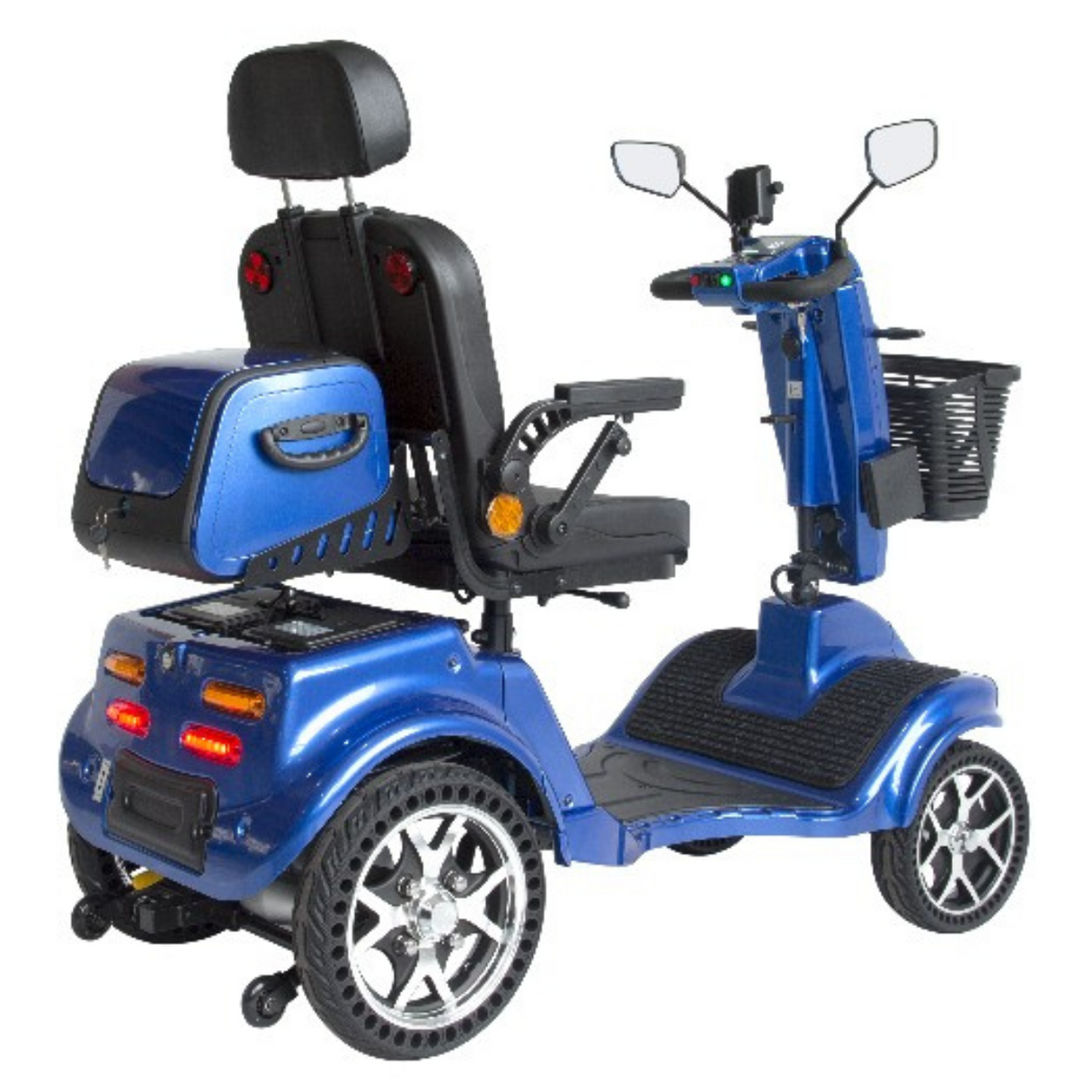 Gladiator 4 Wheel Heavy Duty Portable Mobility Scooter w/ Suspension ...